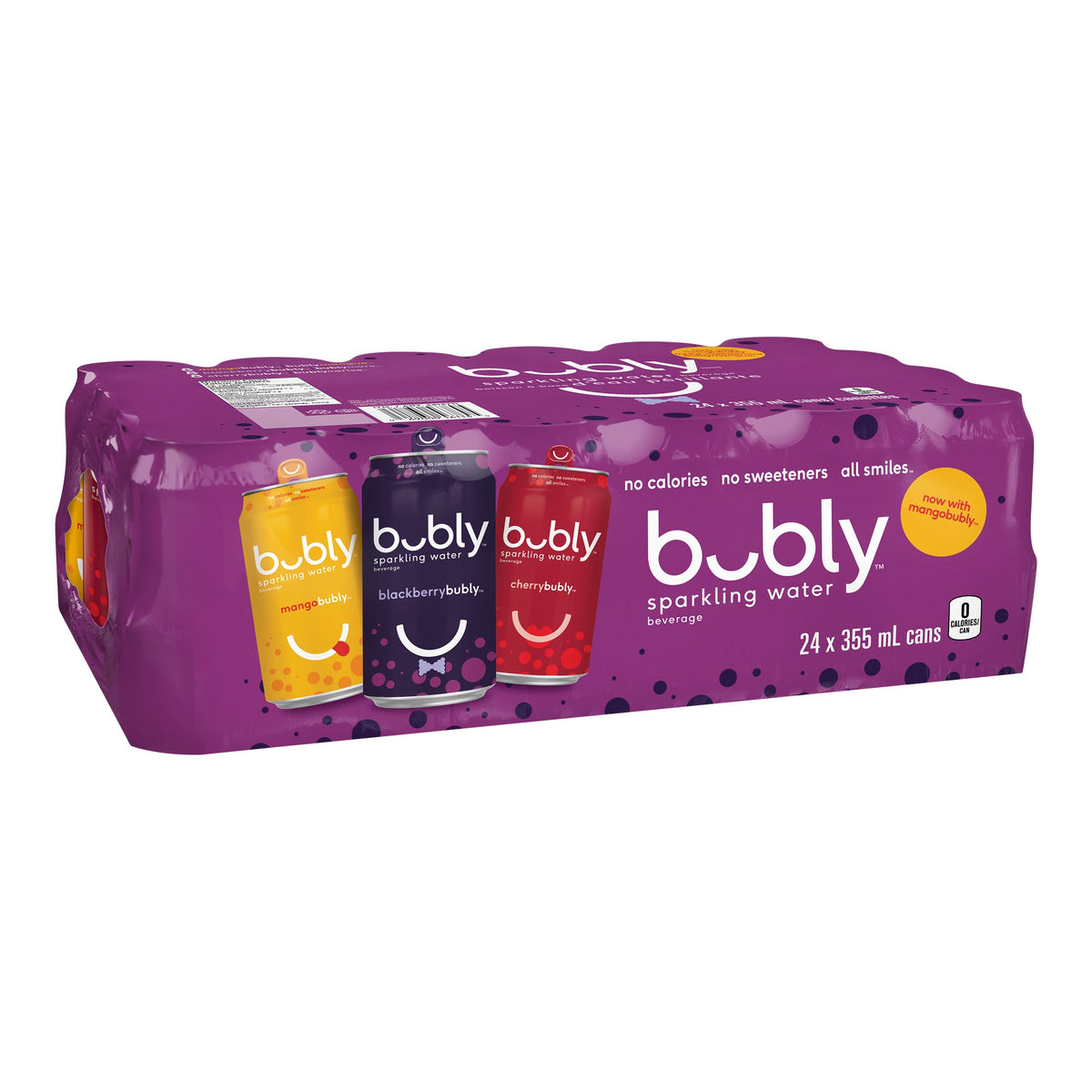 Bubly Variety Pack - Mango, Blackberry, Cherry - (24x355ml) – Pantree