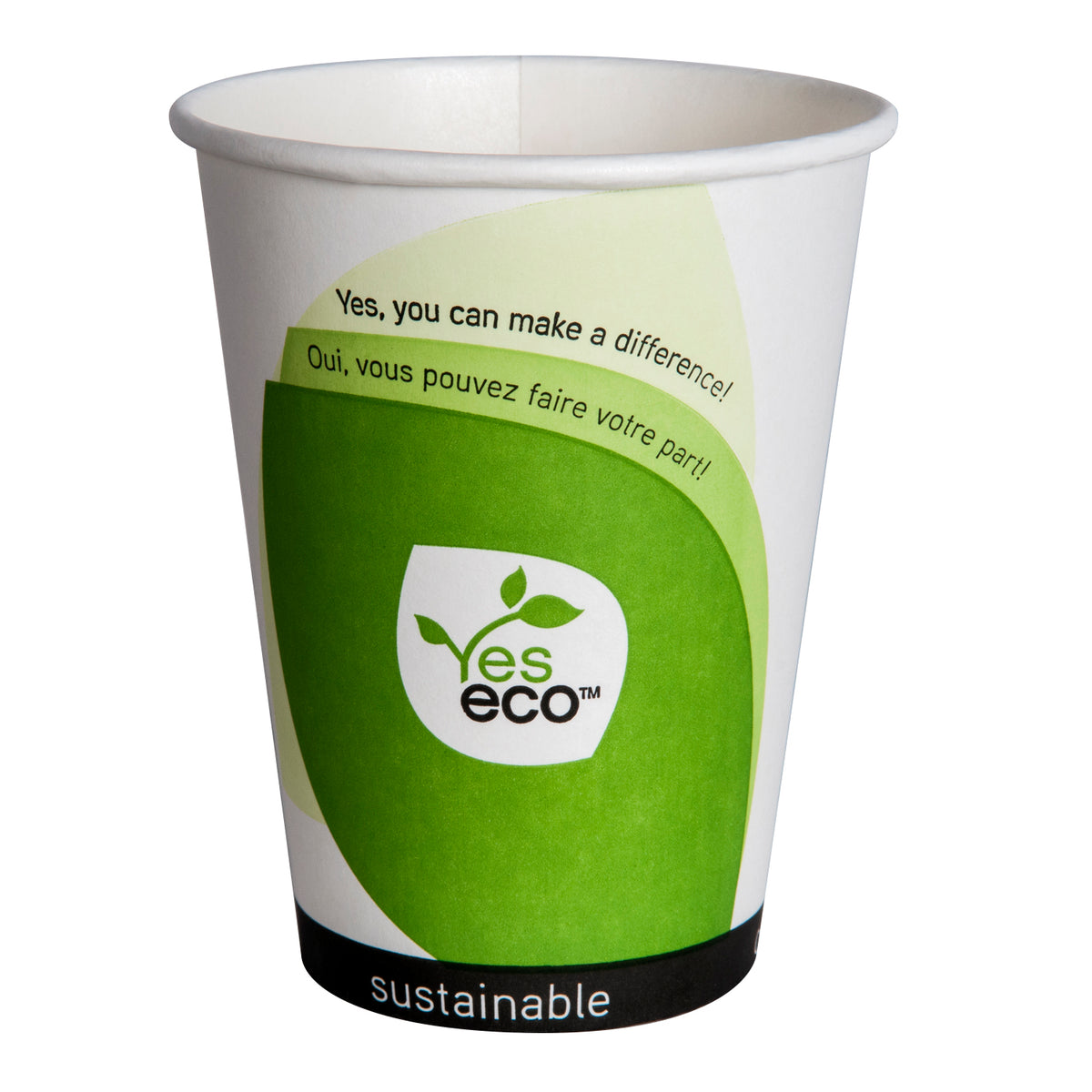 12 oz Eco Coffee Cups (1000 Per Case) - Compostable – Pantree
