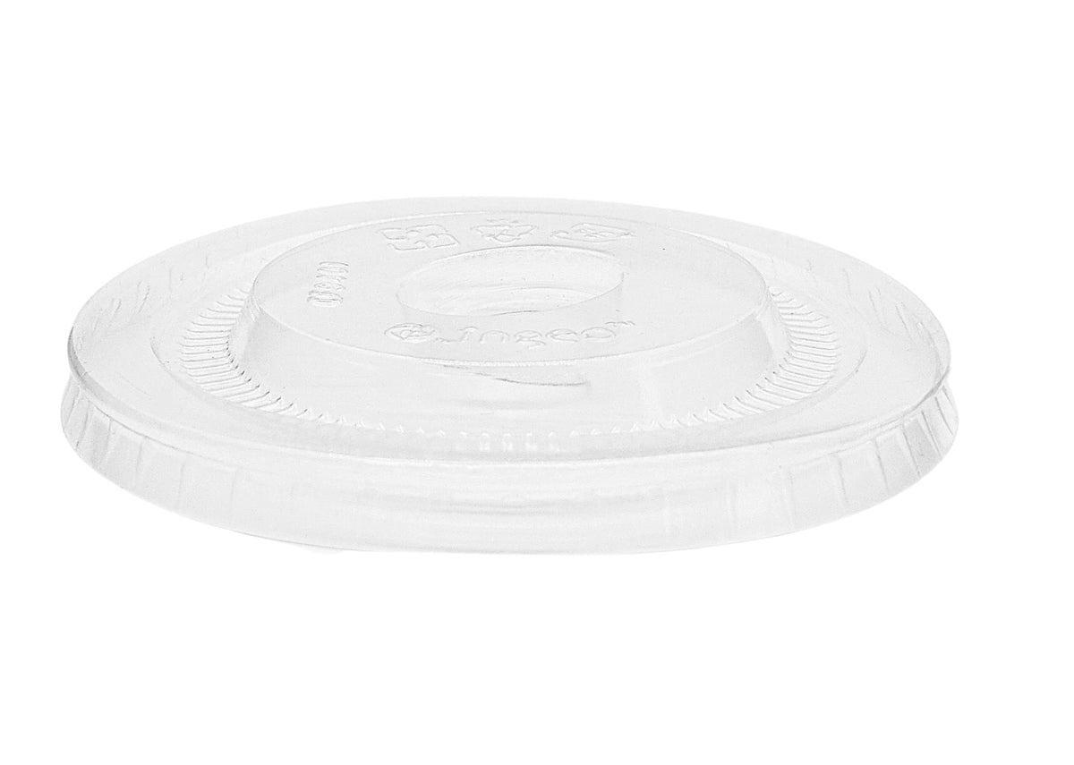 10oz to 12oz Clear PLA Cold Cup Flat Straw Slot Lid CF831 (1000 Per Ca ...