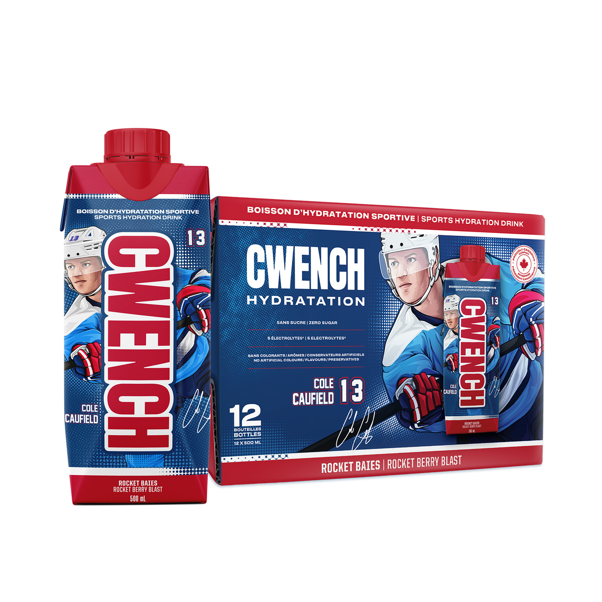 Cwench Ready To Drink Rocket Berry Blast Sports Drink ( 12-500 ml ...