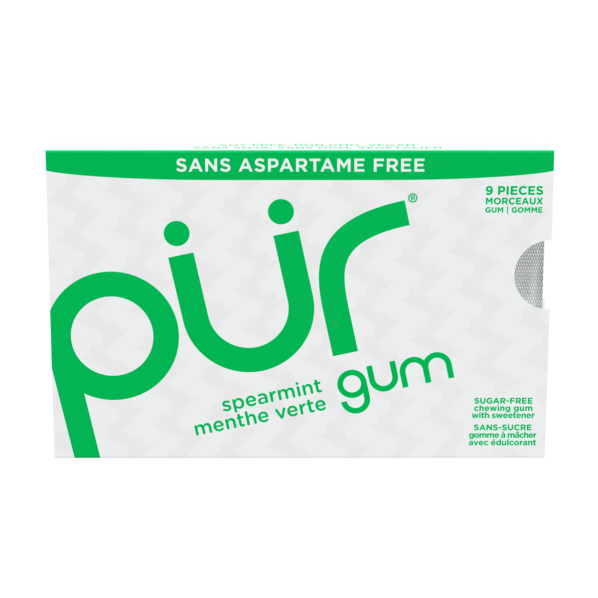 Pur - Spearmint Gum (12 - 9 CT) – Pantree