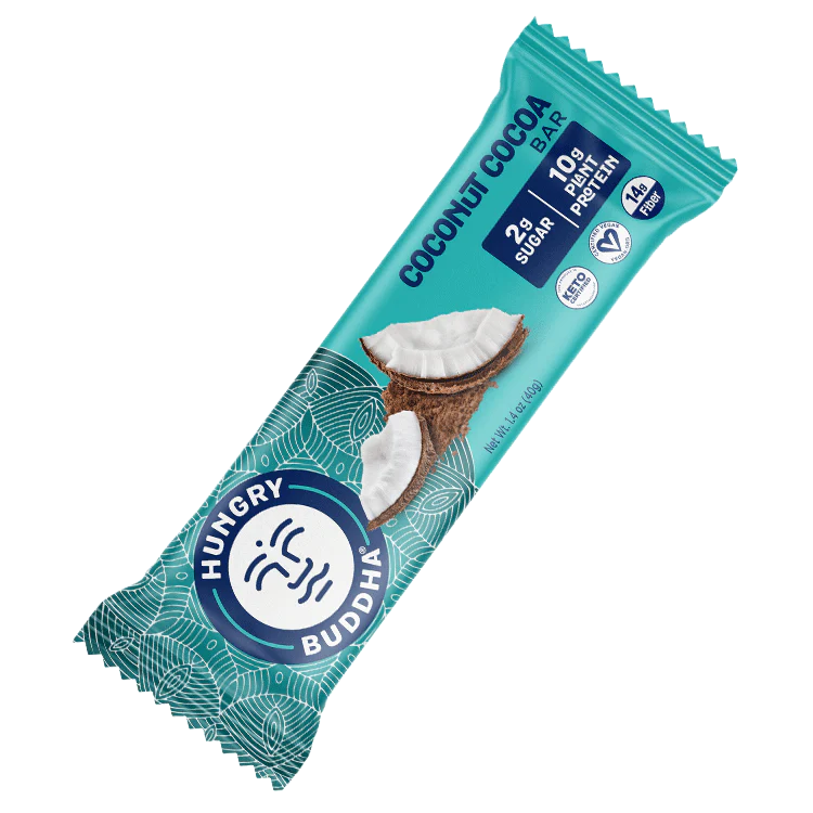 Hungry Buddha - Coconut Cocoa Keto Bars (12 x 40g) – Pantree
