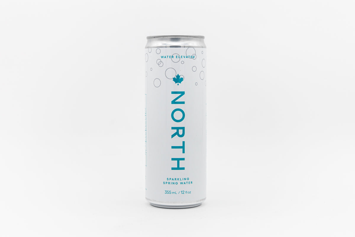 North Water Canadian Sparkling Water in 100% Aluminum Cans (24-355 mL ...