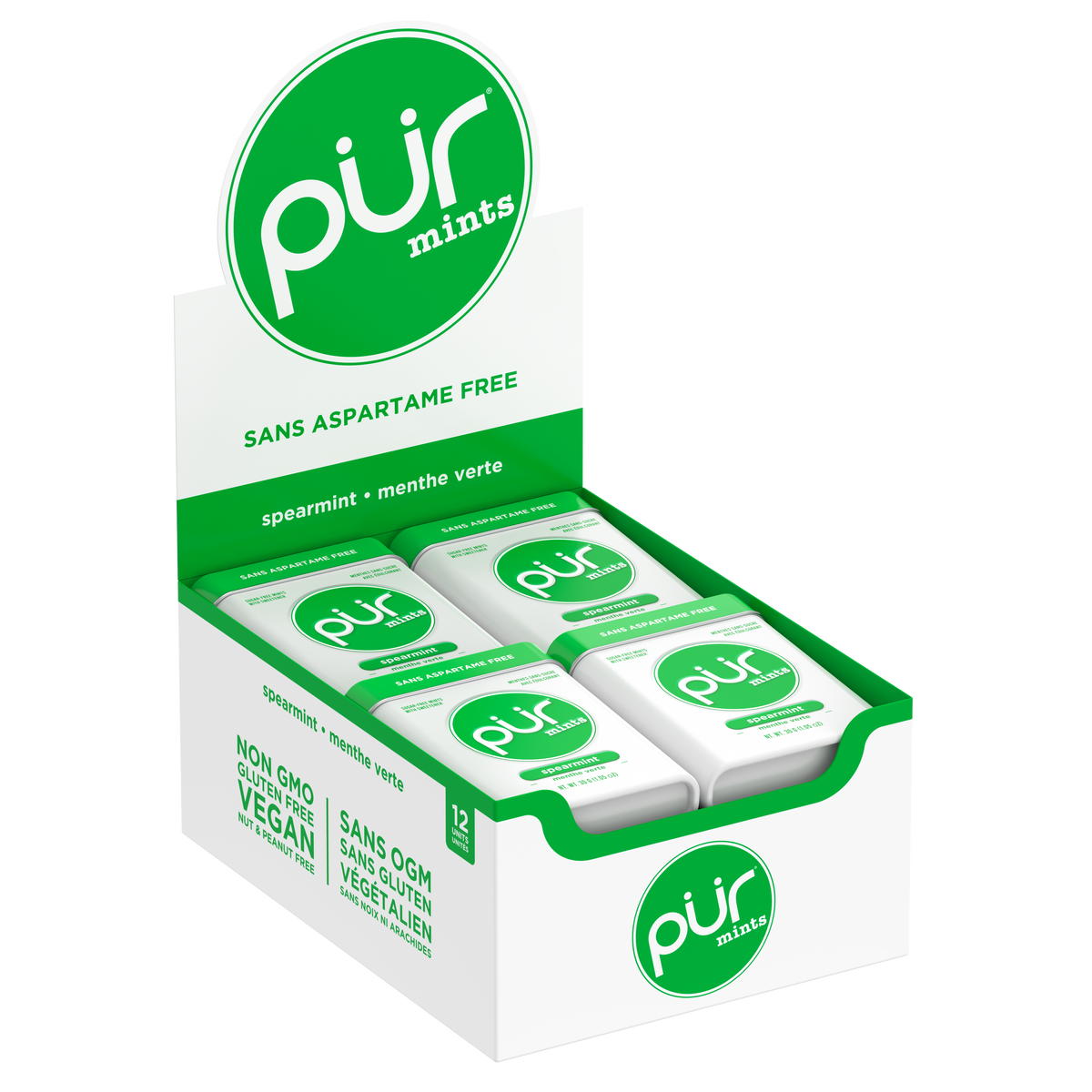 Pur - Spearmint Mints (12 - 30CT) – Pantree