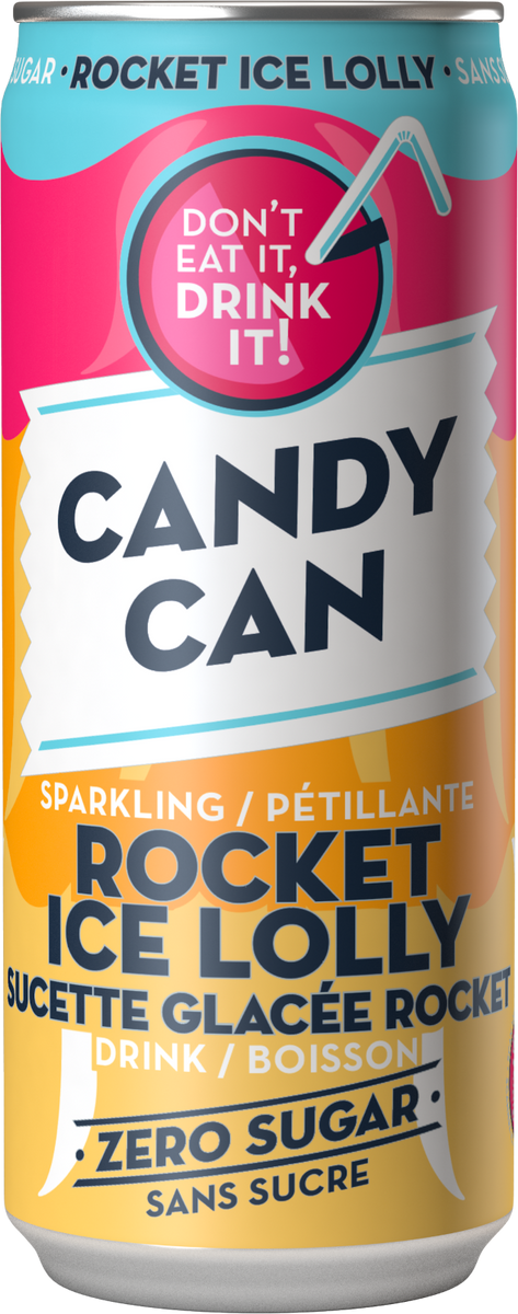 Candy Can - Ice Rocket Lolly (12x330ml) – Pantree