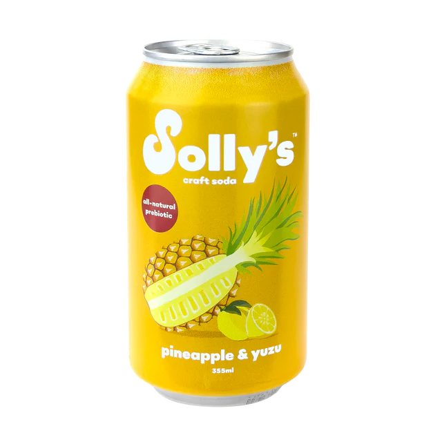 Solly's Soda - Pineapple Yuzu (24x355ml) – Pantree