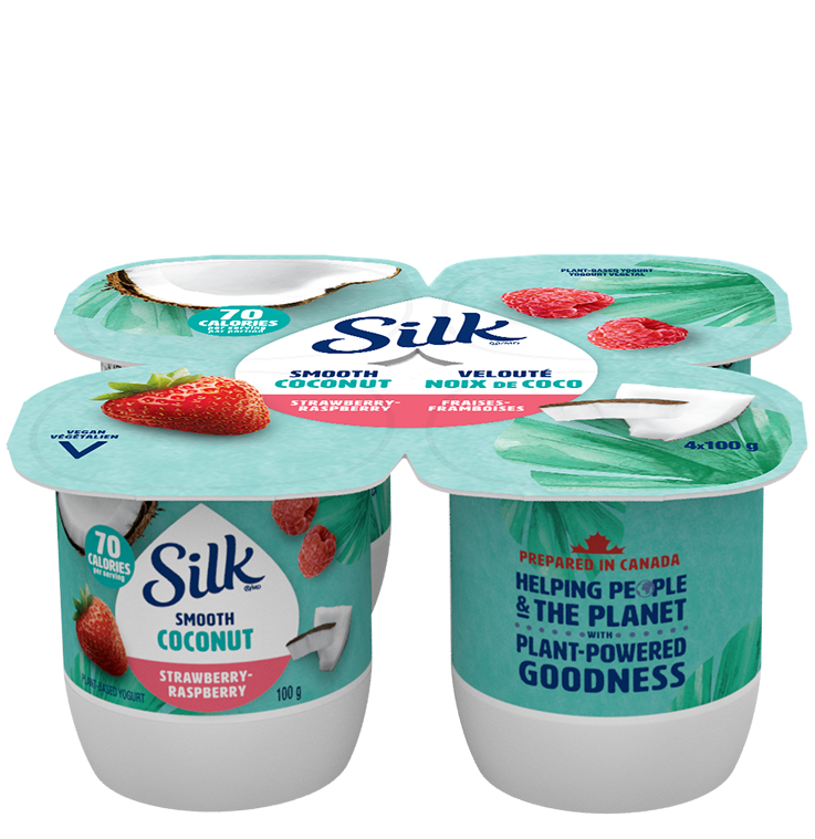 Silk Plant Based Strawberry Raspberry Yogurt (24x100g) (jit) – Pantree