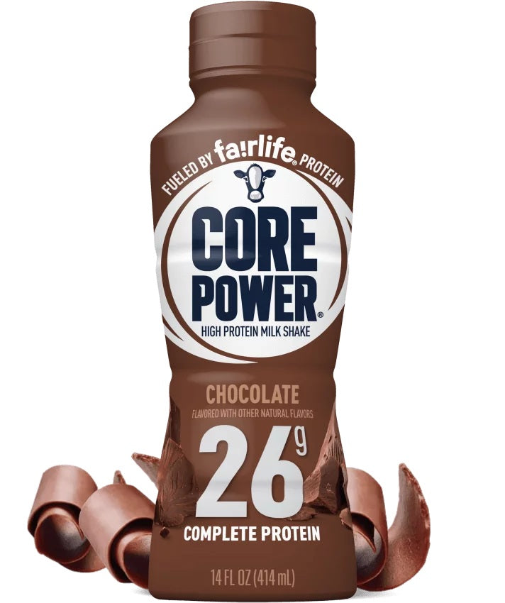 Core Power High Protein Milk Shake - Chocolate -26 g Protein (12 x 414 ...
