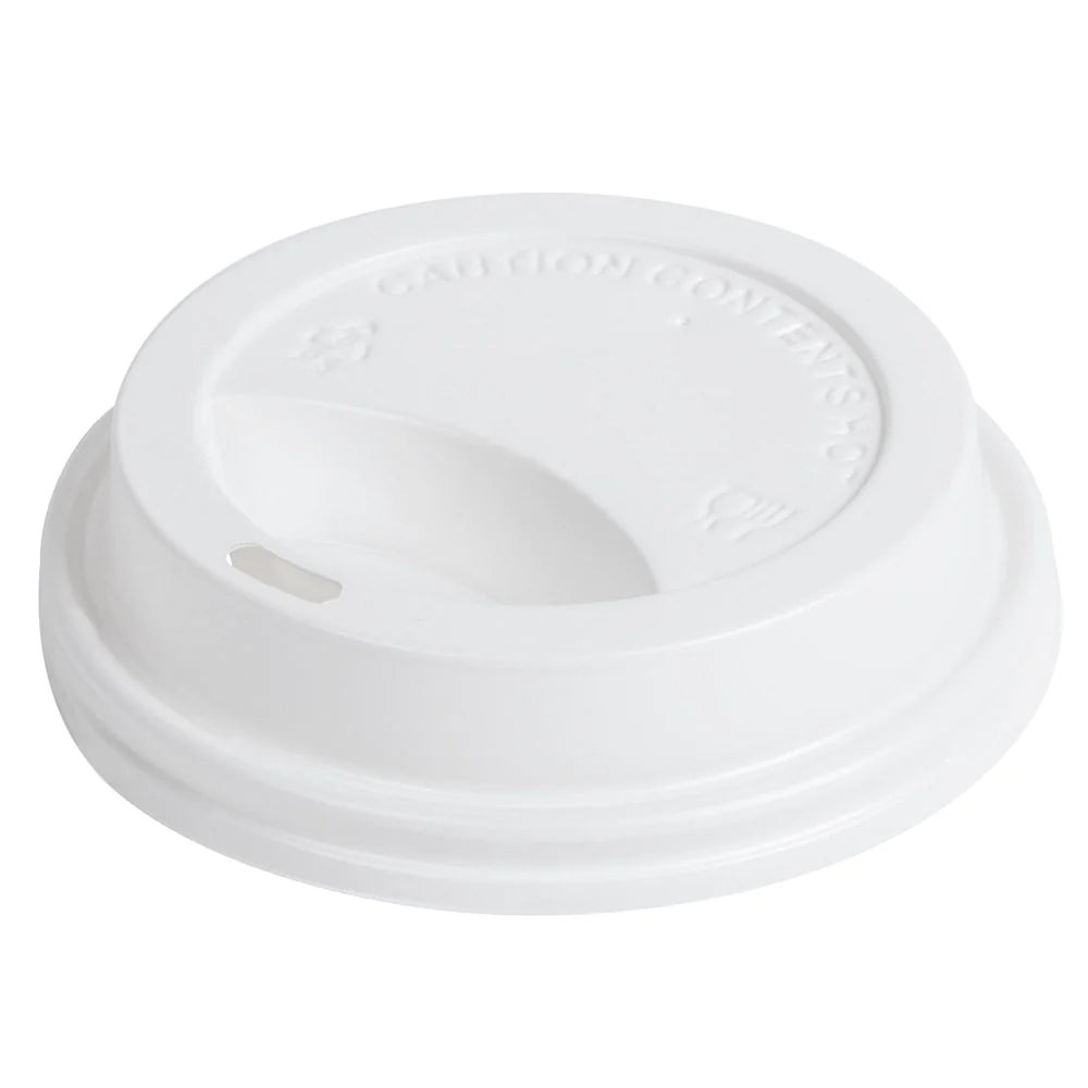 Compostable White Dome Lids For Ecotainer 10-20oz Cups (1200 Per Case ...