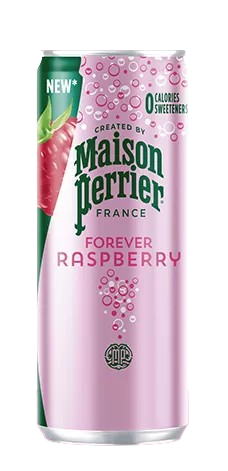 Maison Perrier Sparkling Water - Raspberry (24-330 mL (Cans)) – Pantree