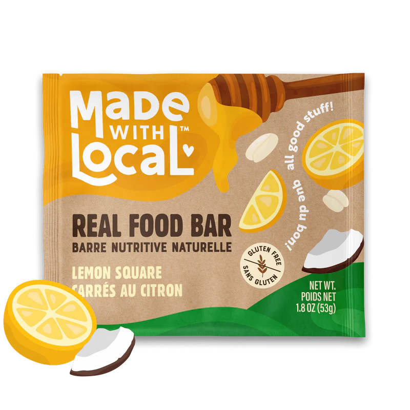 Made With Local Real Food Bars - Lemon Square (12 x 53g) – Pantree