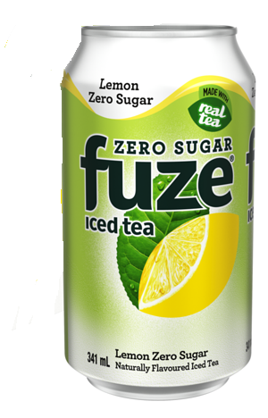 Fuze Iced Tea Zero Sugar Lemon (12-341 mL) – Pantree
