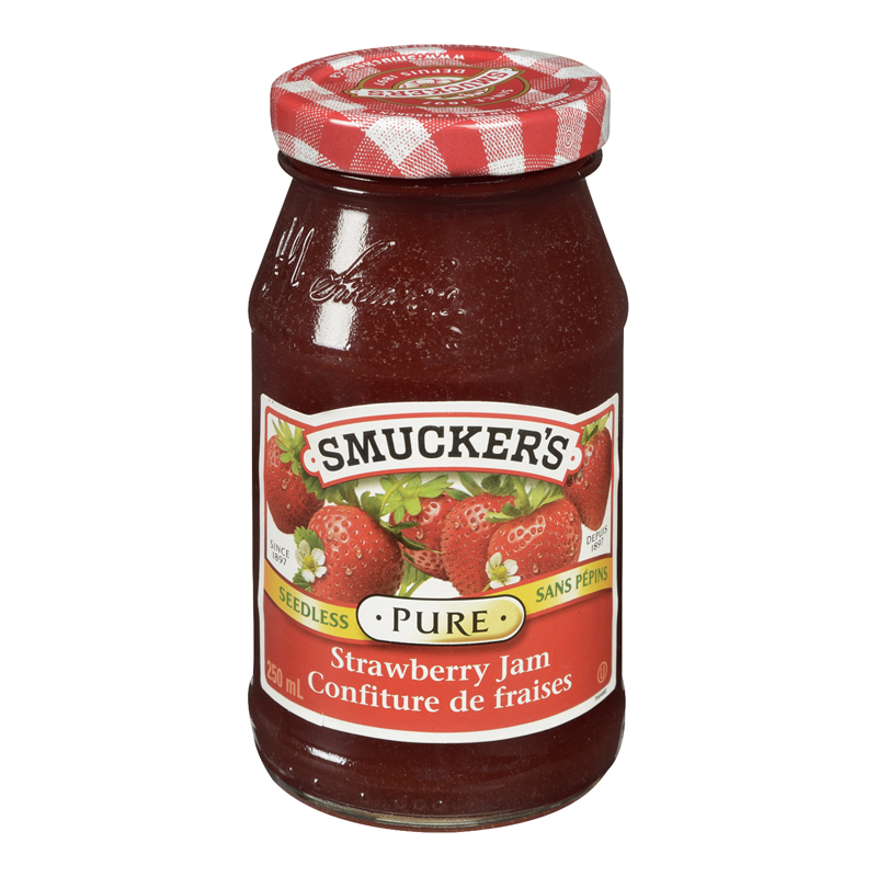 Smucker's Pure Strawberry Jam Seedless (12-250 mL) (jit) – Pantree