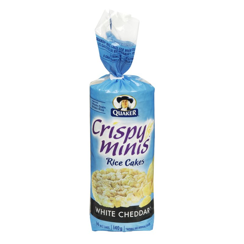 Quaker Rice Cakes White Cheddar (12-140 g) (jit) – Pantree