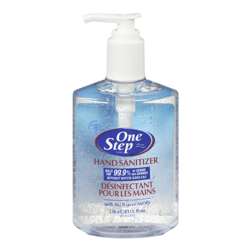 One Step Hand Sanitizer Pump (12-236 mL) (jit) – Pantree