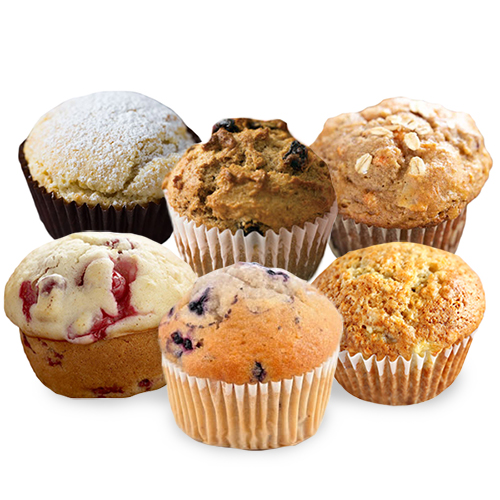 Fresh Baked Handcrafted Artisan Large Muffins Variety (Sourcream, Morn ...