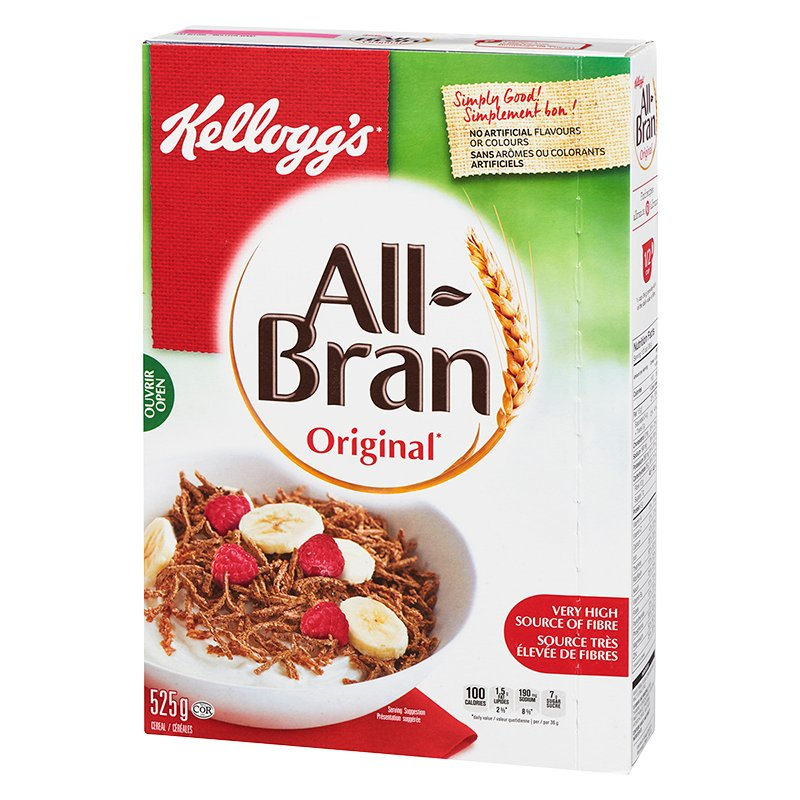 Kellogg's All Bran Cereal (10-525 g) (jit) – Pantree