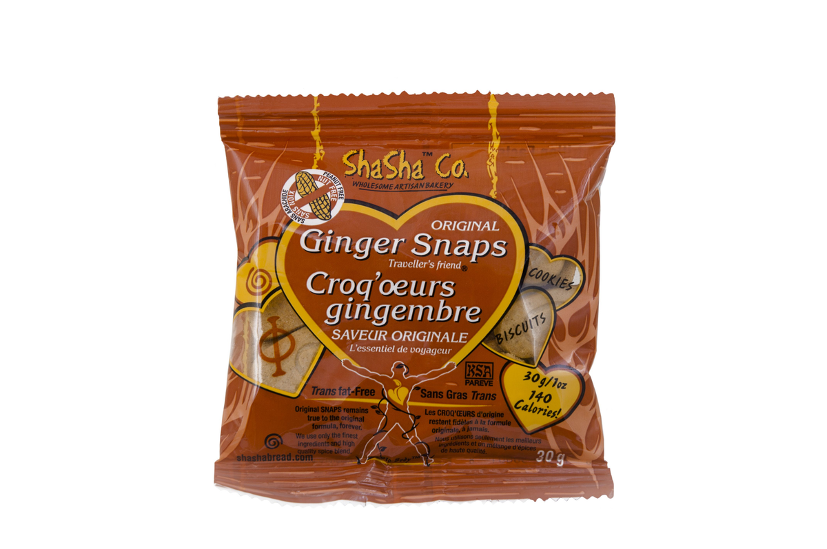 Shasha Organic Snap Cookies - Ginger Snaps (24-30 g)(jit) – Pantree