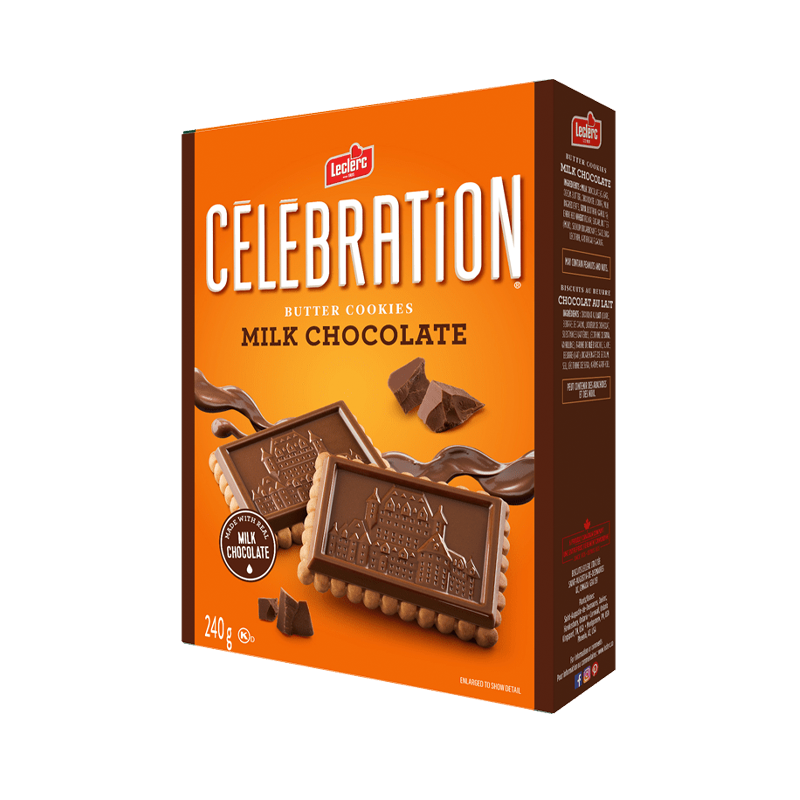 Leclerc Celebration Butter Cookies Milk Chocolate (12-240 g) (jit ...