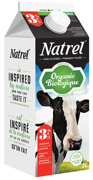 Natrel - 2L ORGANIC Whole Milk (3.8%) – Pantree