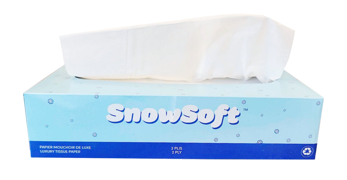 SnowSoft 2 Ply Facial Tissue (30x100) – Pantree